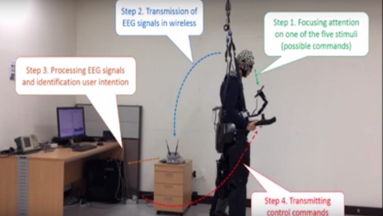 Controlling an Exoskeleton with a Brain Computer Interface ...