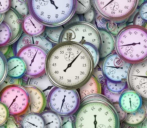 This shows lots of stop clocks